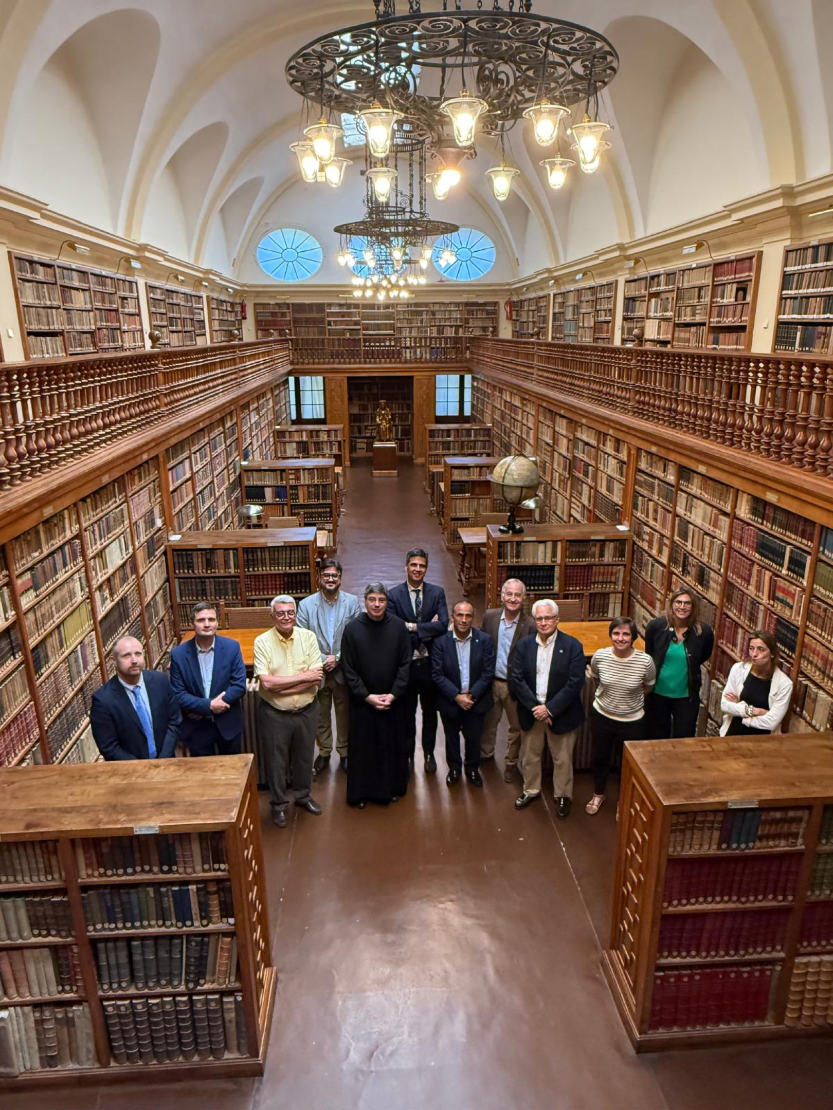 El Consell Rector de la Universitat Abat Oliba fa una jornada de treball a l’Abadia de Montserrat